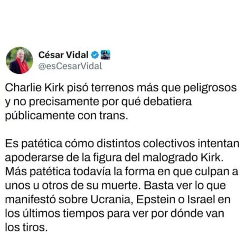 CÉSAR VIDAL _ Caso Charlie Kirk from Meditación del Día - Listen on ...