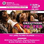 Greatness Prayer Summit - 23rd February, 2025 from The Redeemed ...