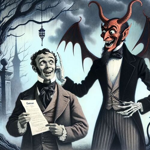 Never Bet the Devil Your Head by Edgar Allan Poe from Weekly Spooky ...